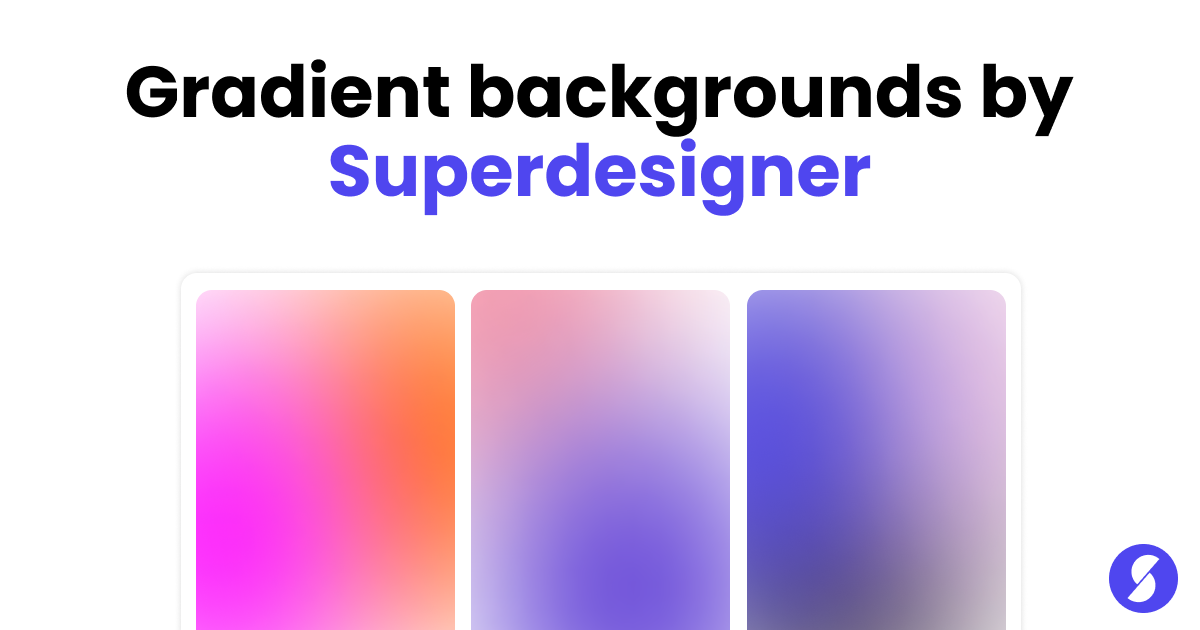 Mesh gradient backgrounds